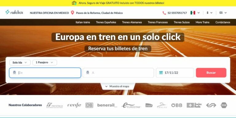 Descubre Railclick y viaja rápido y sencillo por Europa - Travel Report
